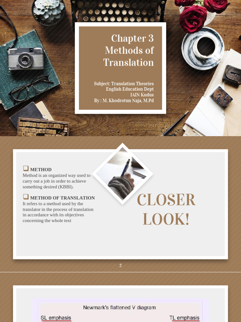 Translation Methods Explained | PDF | Translations | Linguistics