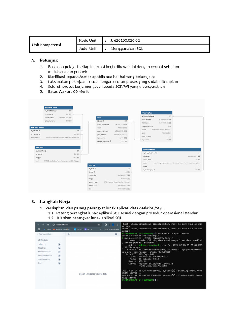 J. 620100.020.02 - Menggunakan SQL | PDF