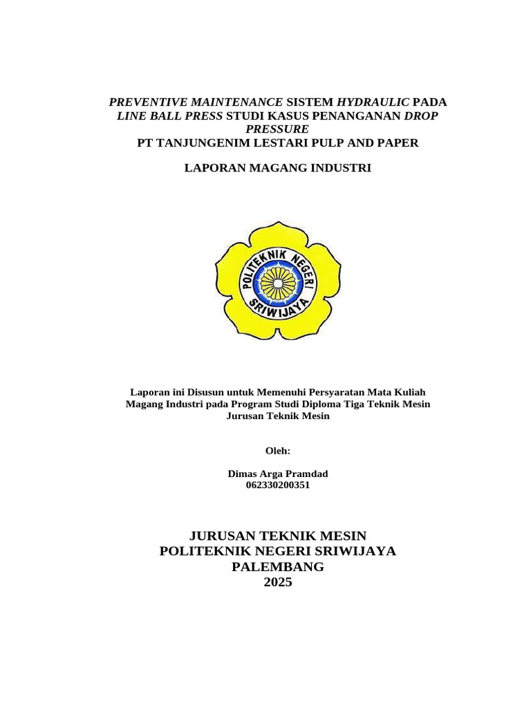 Progres Laporan Magang Arga Baru | PDF