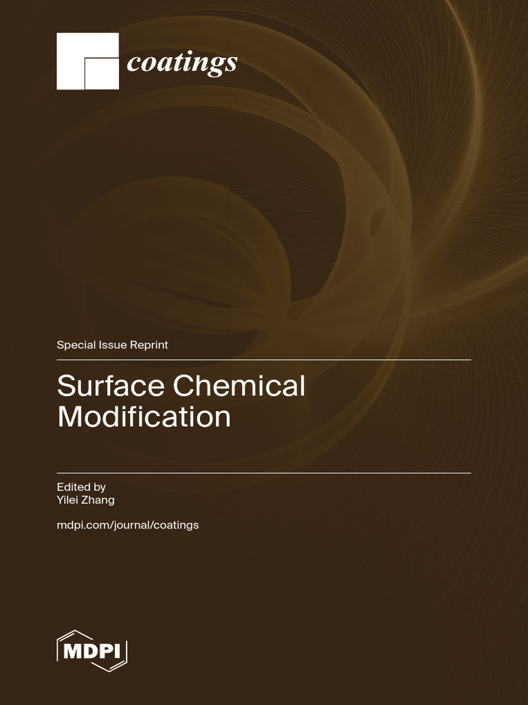 Surface Chemical Modification Insights | PDF | Adsorption | Amine