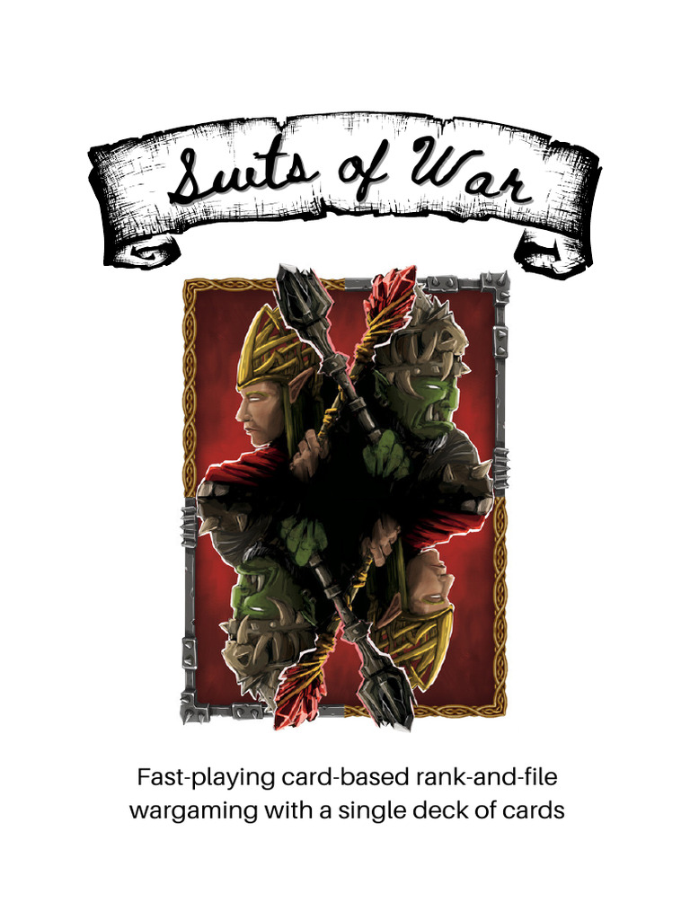 Suits of War: Card-Based Wargaming | PDF | Flanking Maneuver | Tabletop ...