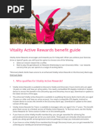 Vitality Points Earning Guide | PDF | Physical Fitness | Heart Rate