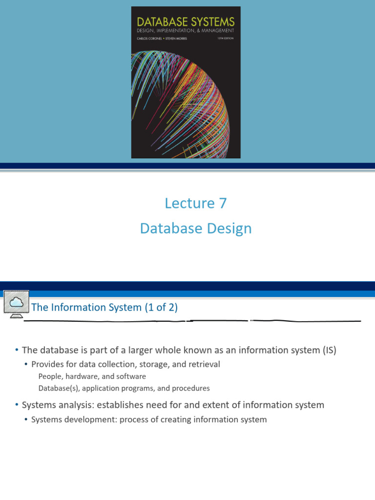 Lecture 5 Database Design Slides | PDF | Databases | Malware