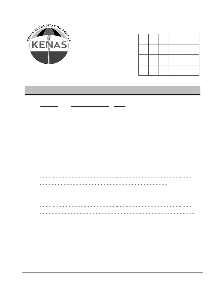 KENAS Accreditation Agreement 2023 | PDF | Verification And Validation ...