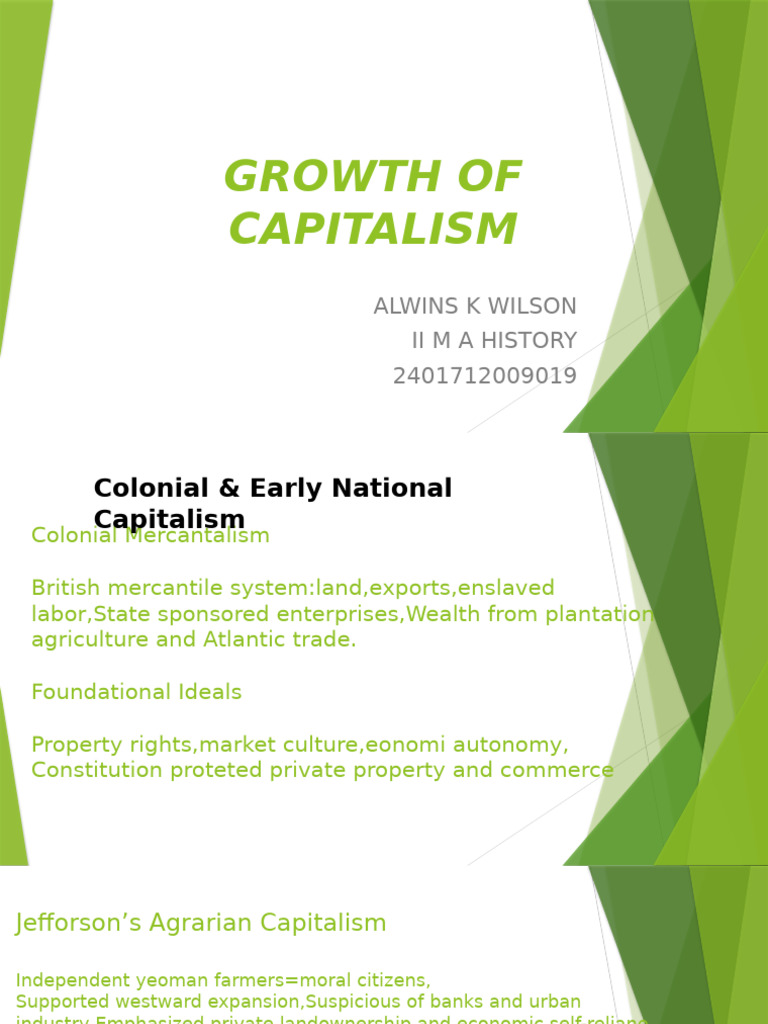 Evolution of American Capitalism | PDF | Capitalism | Neoliberalism
