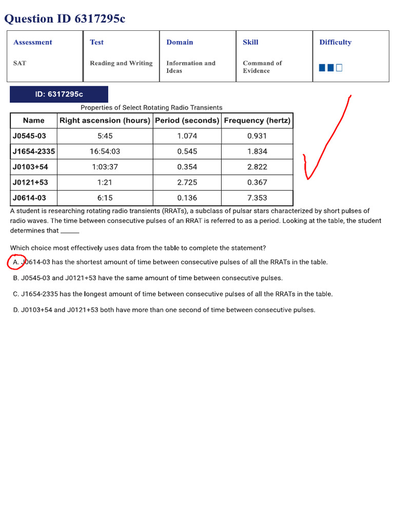 SAT Hardest Questions | PDF