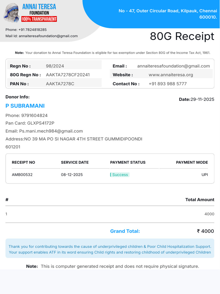 P Subramani 80g | PDF