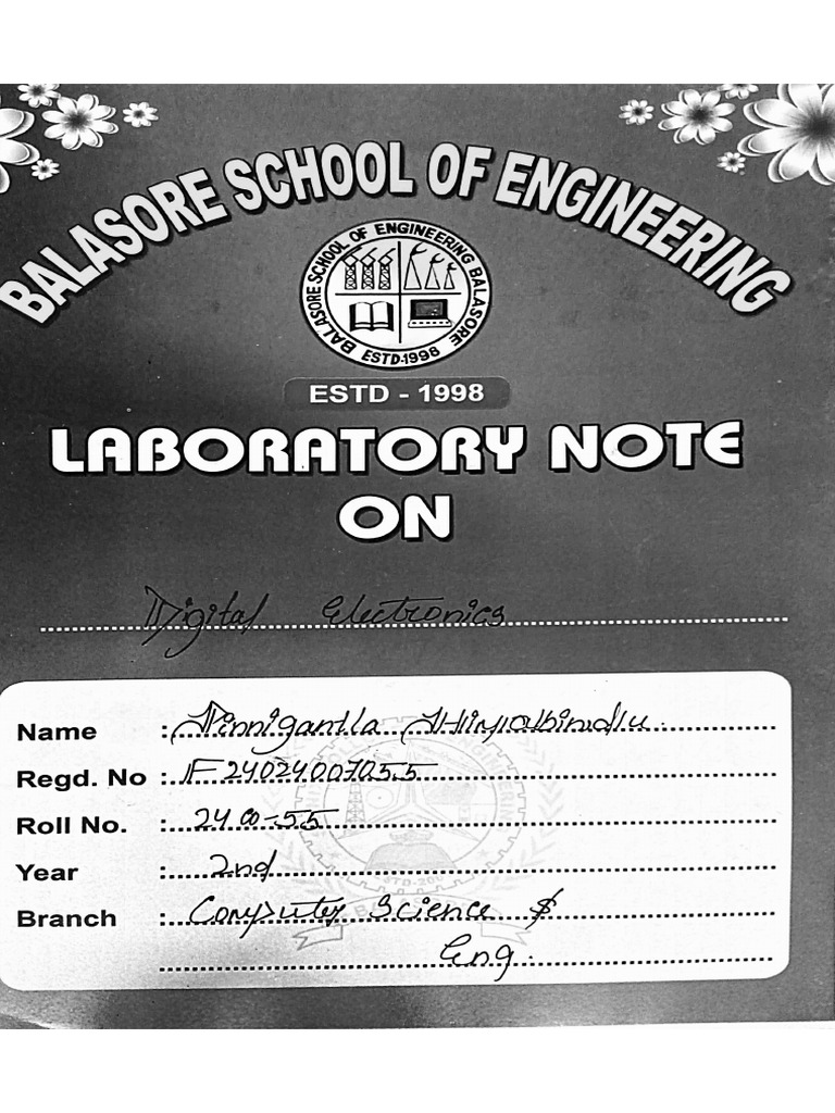 Digital Electronics All Experiments | PDF