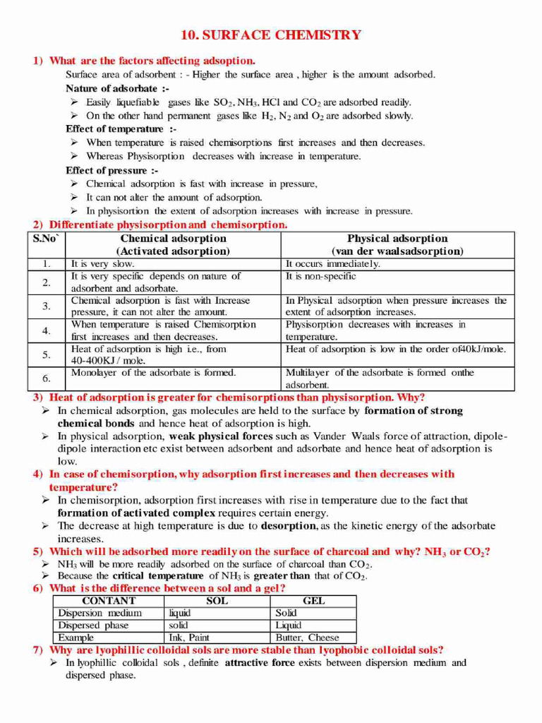 XII Chem CH 10 | PDF