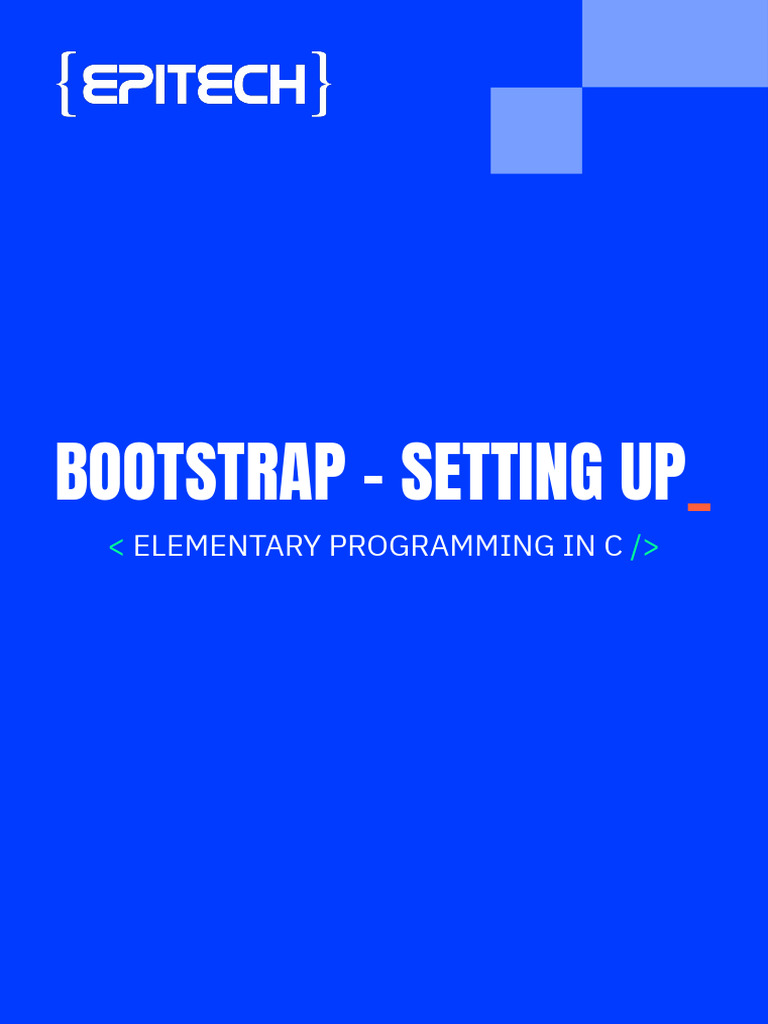 Bootstrap Setup for C Programming | PDF | Software Engineering ...