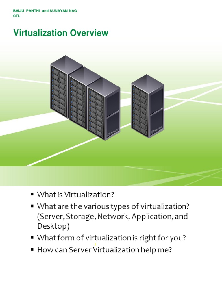 Vmware Introduction and Overview | PDF | Virtualization | Virtual Machine