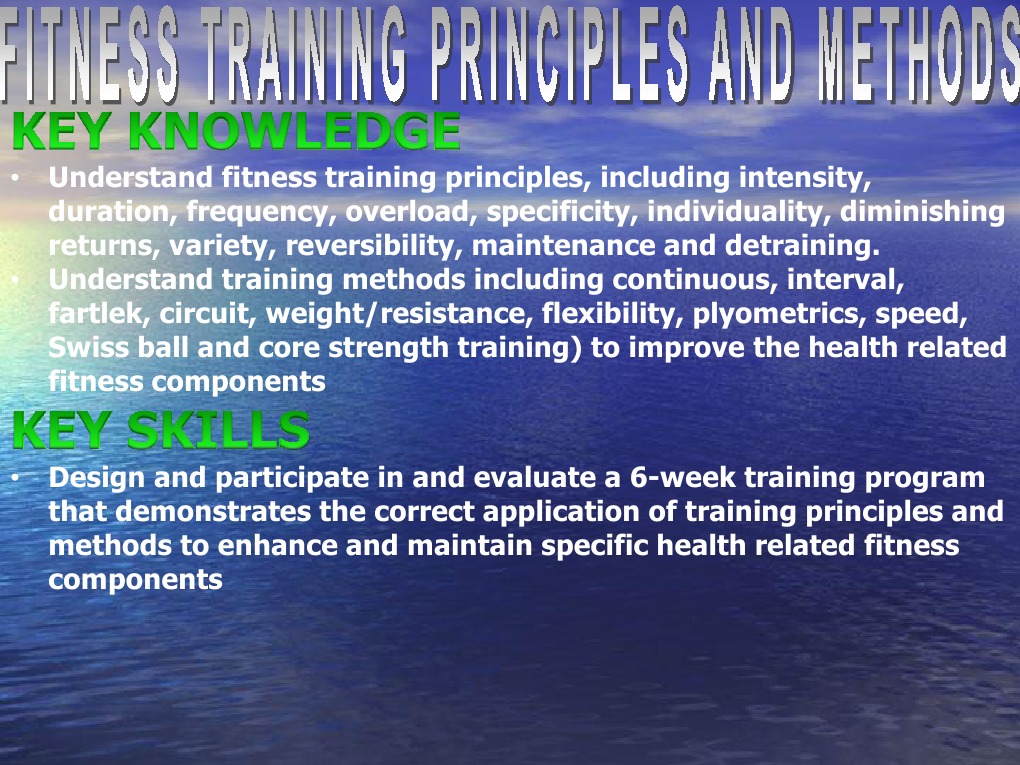 Fitness Training Principles and Methods | PDF | Physical Fitness ...