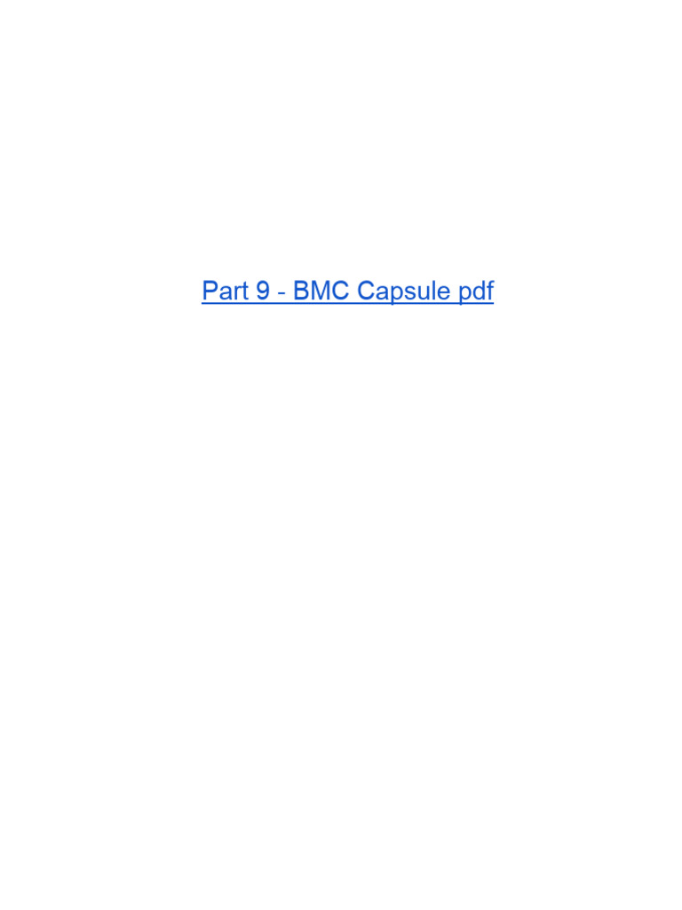 Part 9 - BMC Capsule PDF | PDF