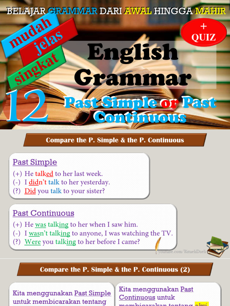 Grammar 12 - Past Simple or Past Continuous | PDF