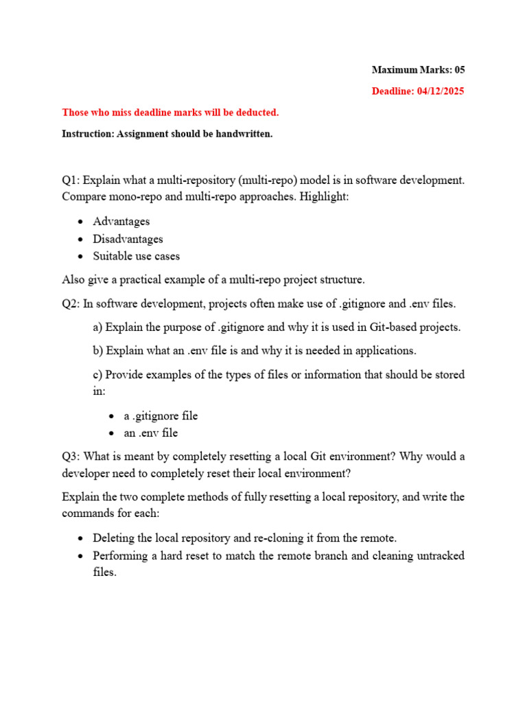 Assignment2 VCS | PDF
