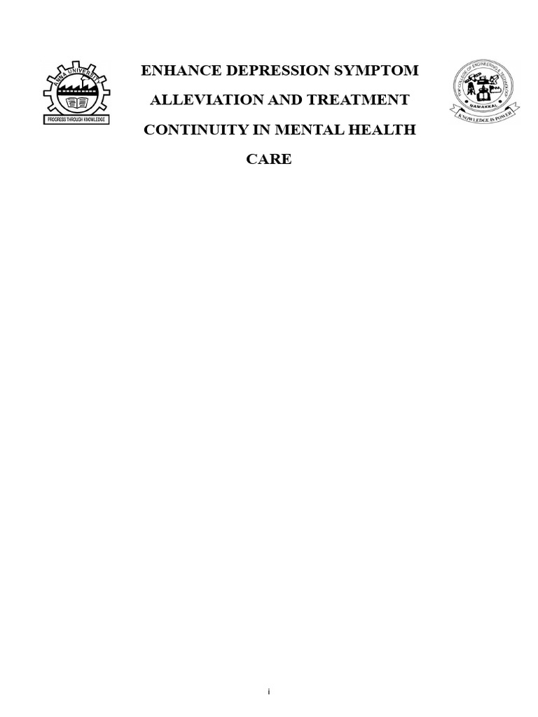 Depression Detection - Report FULL Word Word 30.4 | PDF | Major ...