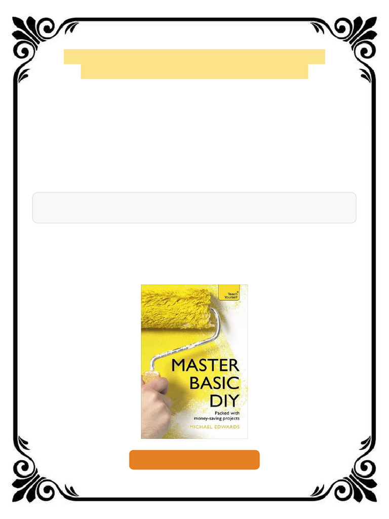 Master Basic DIY Edwards Michael Ebook Enhanced PDF 2025 | PDF ...