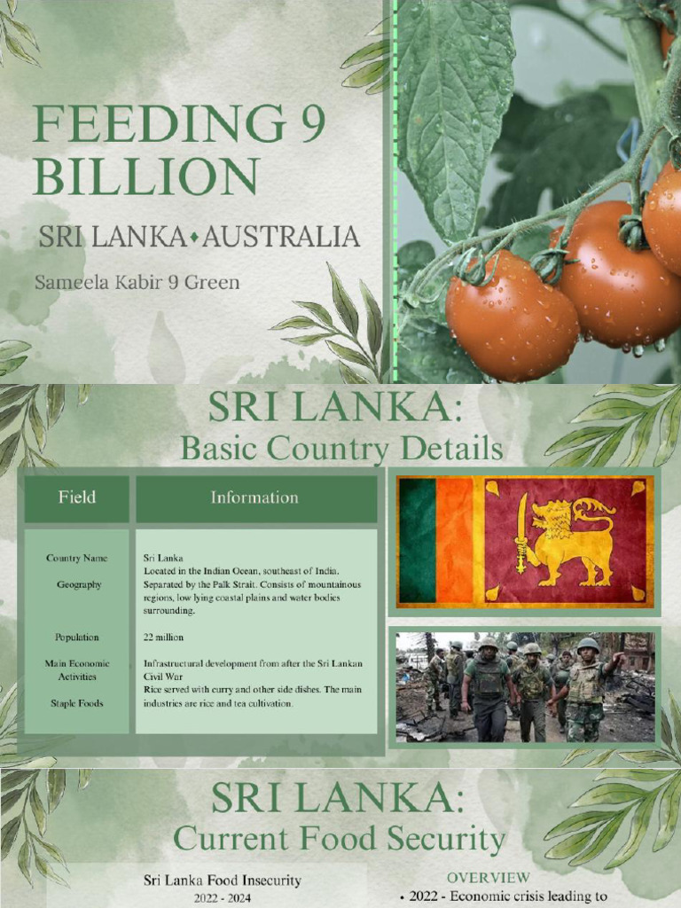 Feeding 9 Billion (Sameela Kabir 9G) | PDF