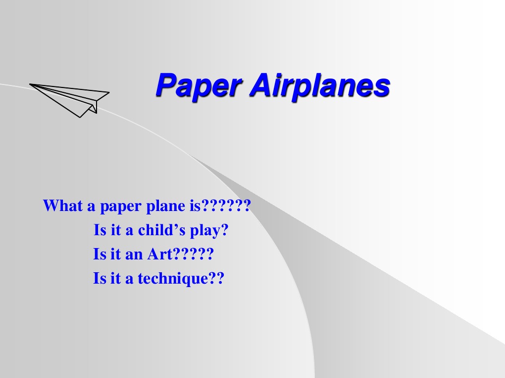 Long-Distance Paper Airplane Guide | PDF