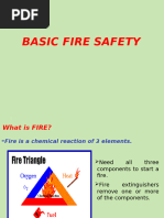 Basic Fire Safety Training Overview | PDF | Firefighting | Fires