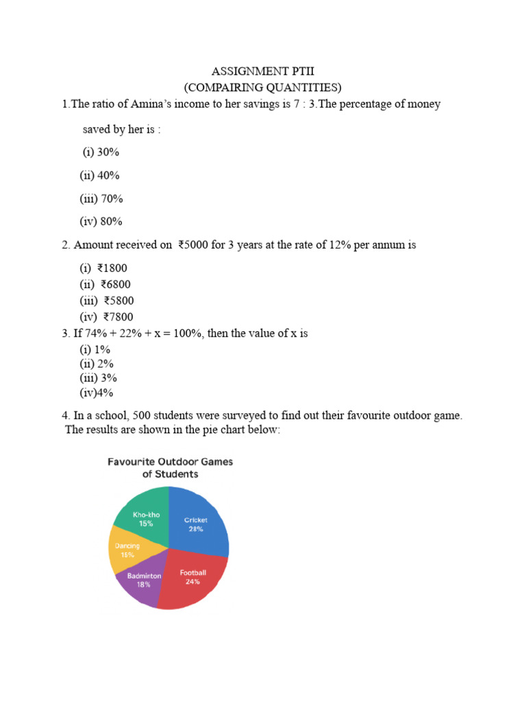 170011 | PDF | Interest | Percentage