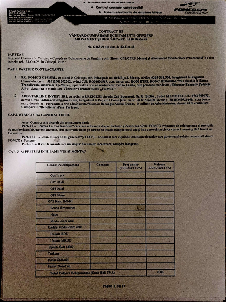 Contract Semnat Fomco - Compressed | PDF