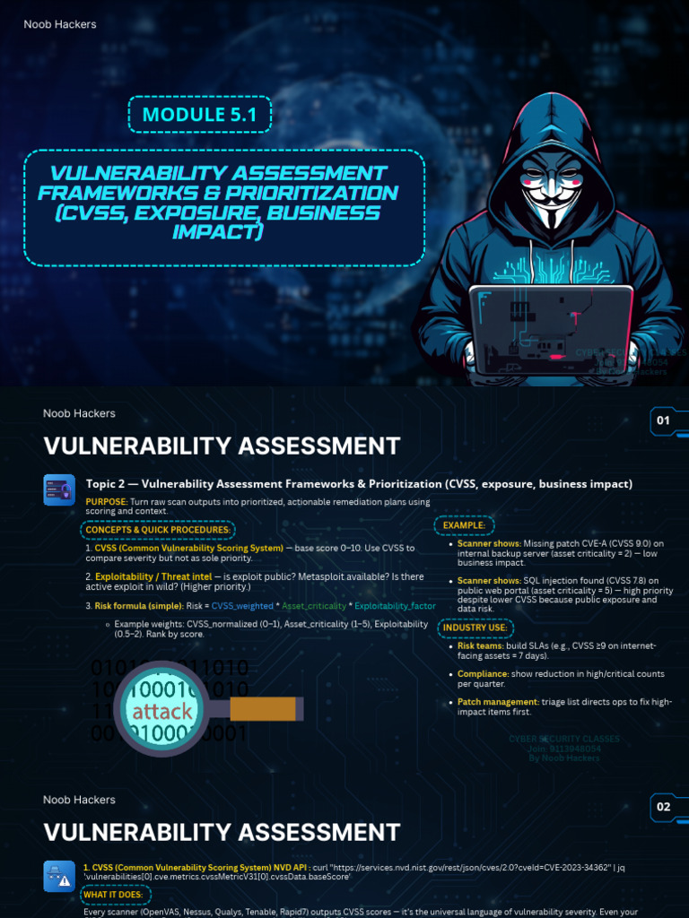 Module 5 Vulnerability Assessment Topic 2 & Topic 3 Completed | PDF ...