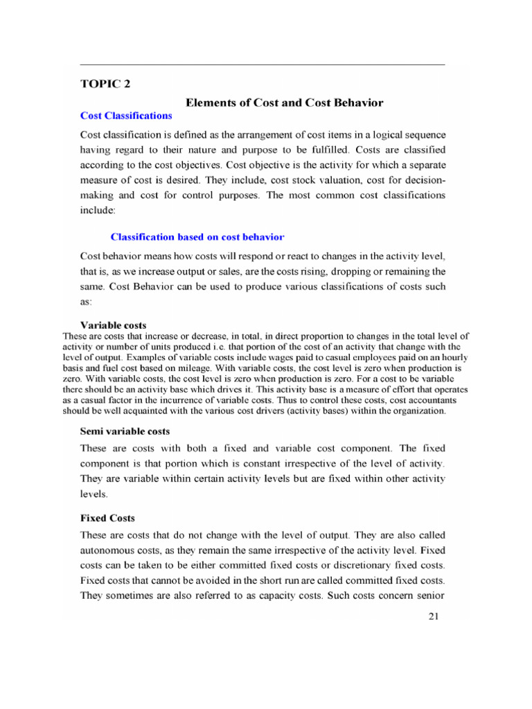 02.elements of Cost Accounting | PDF