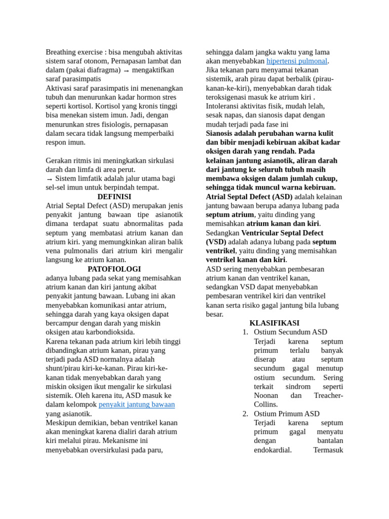 Breathing Exercise | PDF