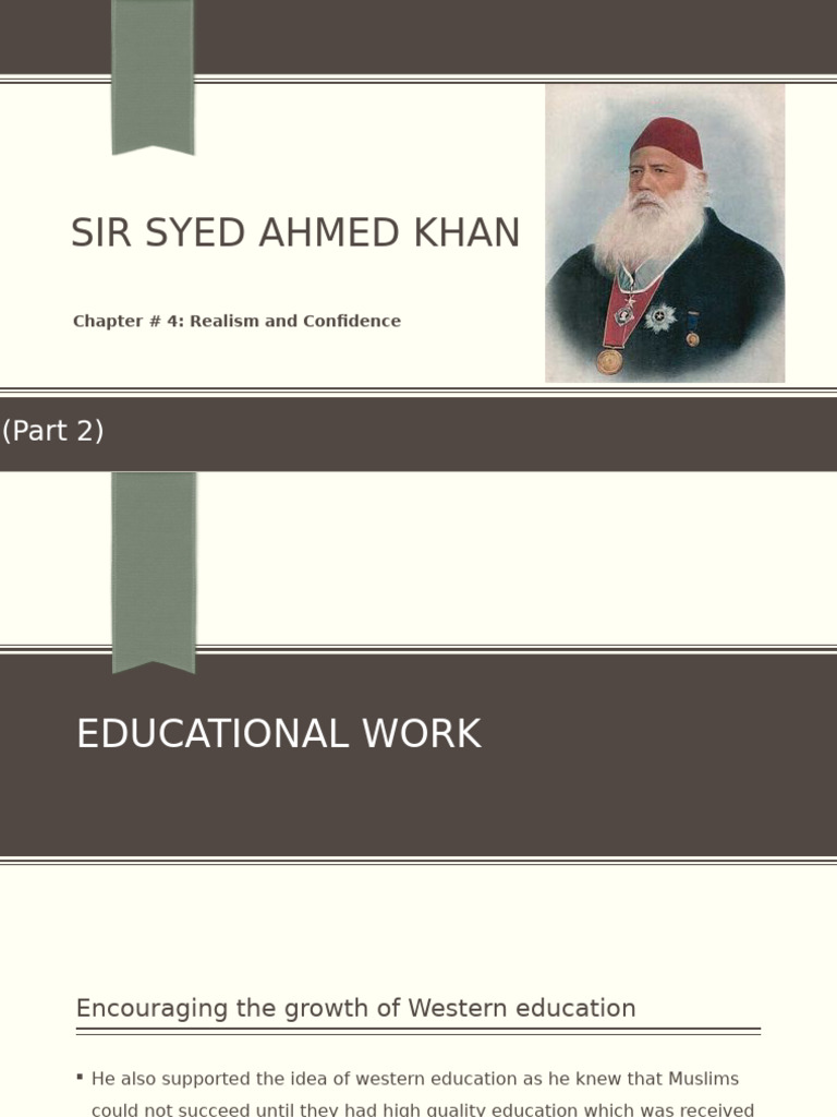 Sir Syed Ahmed Khan-Part 2 | PDF | Two Nation Theory