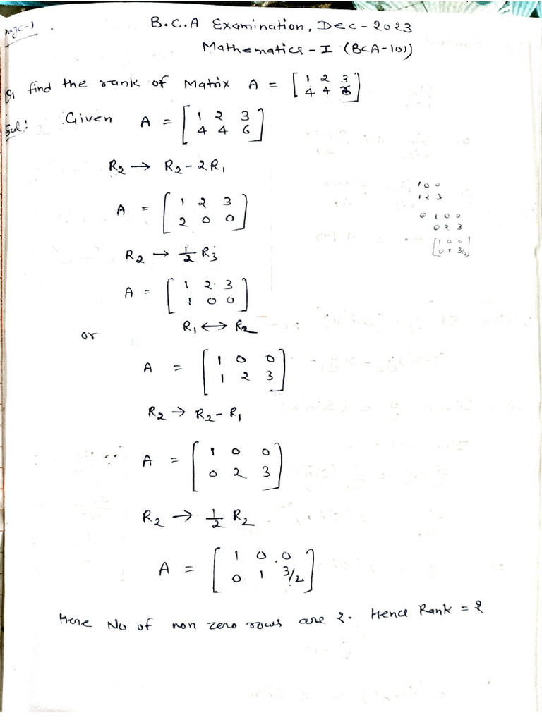 Solution Paper 2023 (1) | PDF