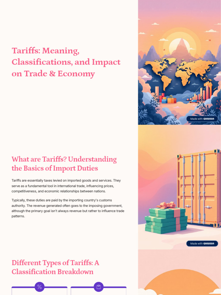 Understanding Tariffs: Types and Impact | PDF | Tariff | Taxes