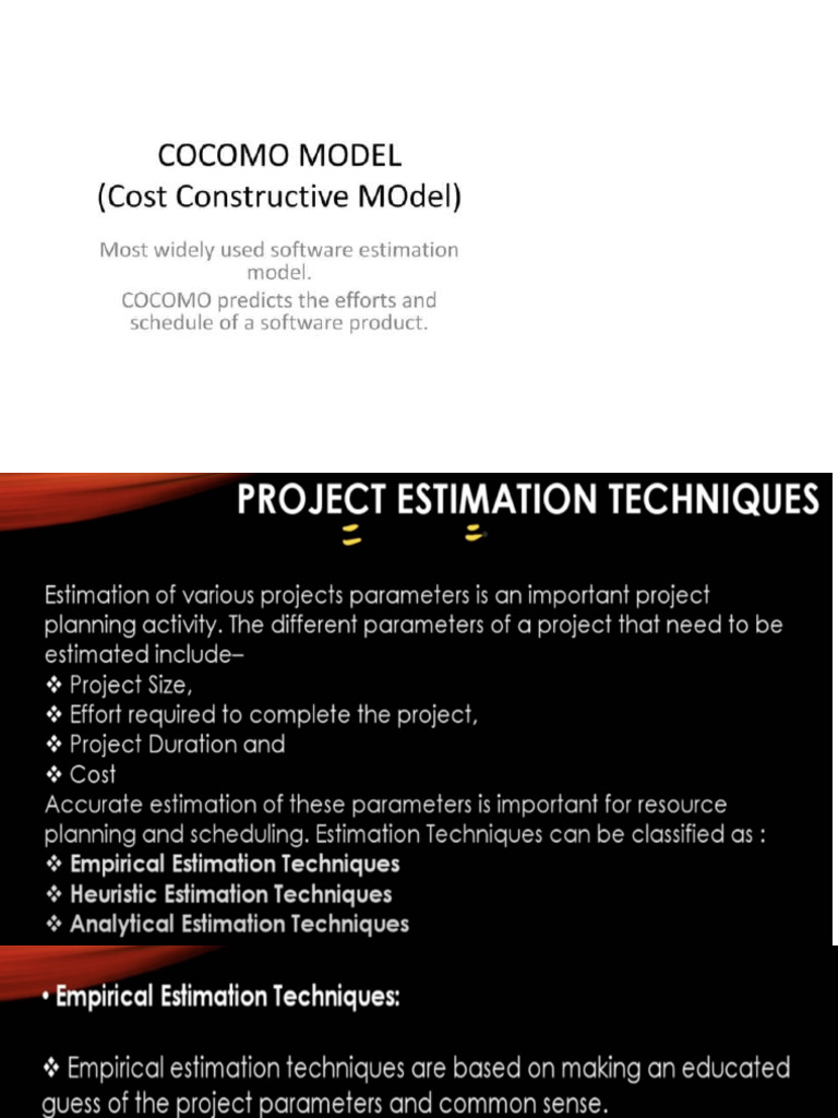 Cocomo Model | PDF