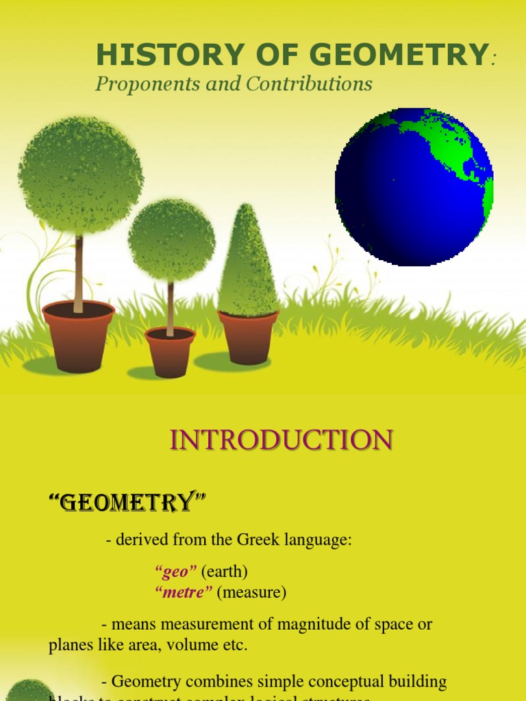History of Geometry Day 1 | PDF | Non Euclidean Geometry | Geometry