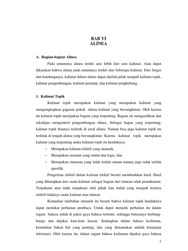 Alinea | PDF