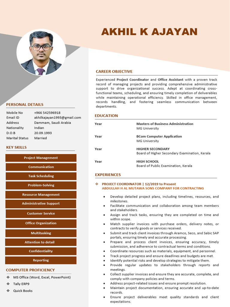 Akhil K Ajayan Original | PDF | Project Management | Computing