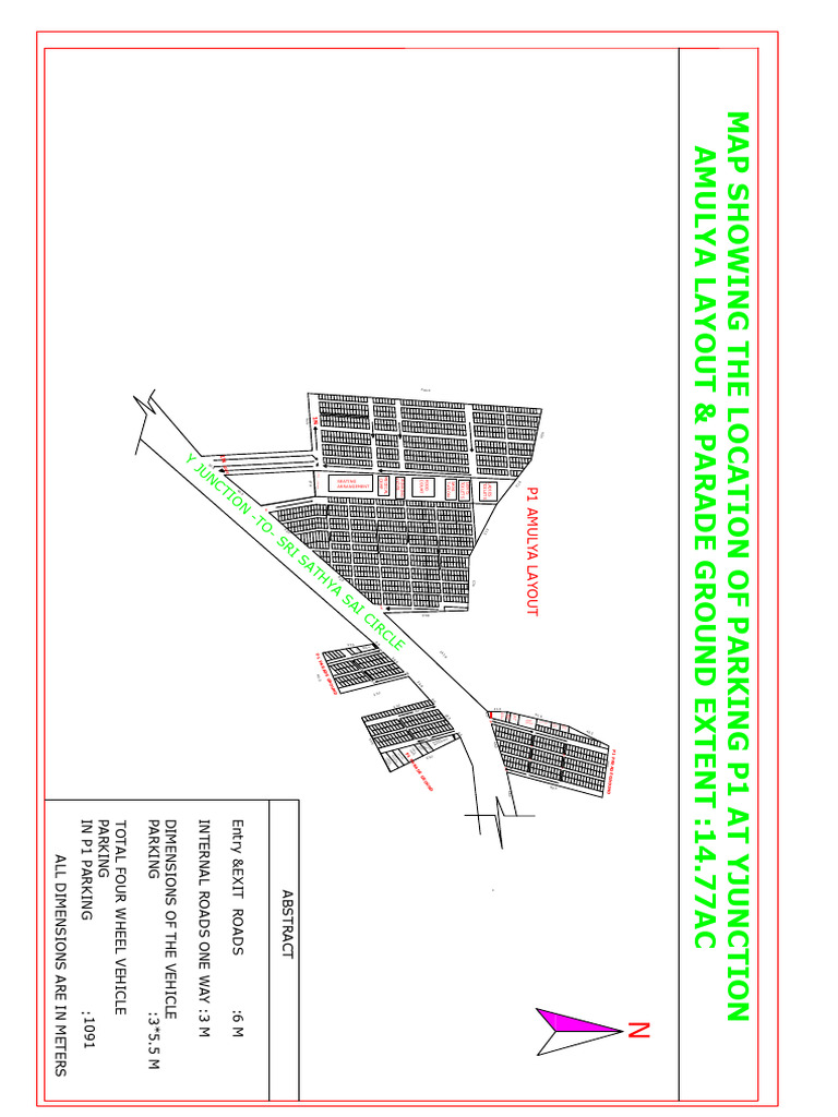 Parking Map for P1 at YJunction | PDF