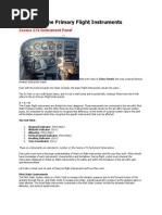 Cessna 172 Instrument Panel | PDF | Airspeed | Altimeter