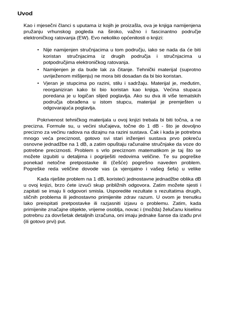 EW 101 - A First Course in Electronic Warfare HR | PDF