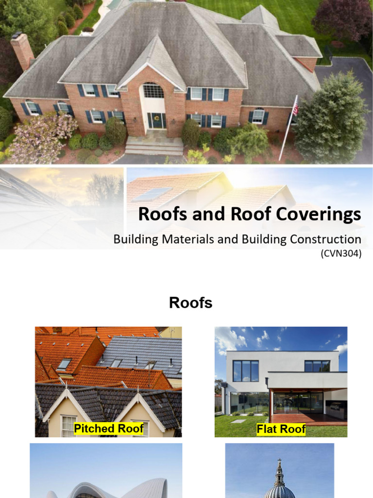 Comprehensive Guide to Roof Types & Materials | PDF