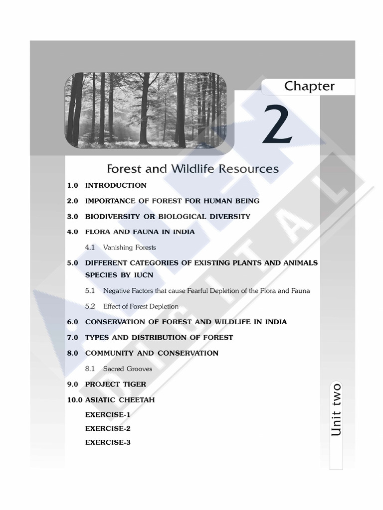 2.Forest and Wildlife Resources | PDF