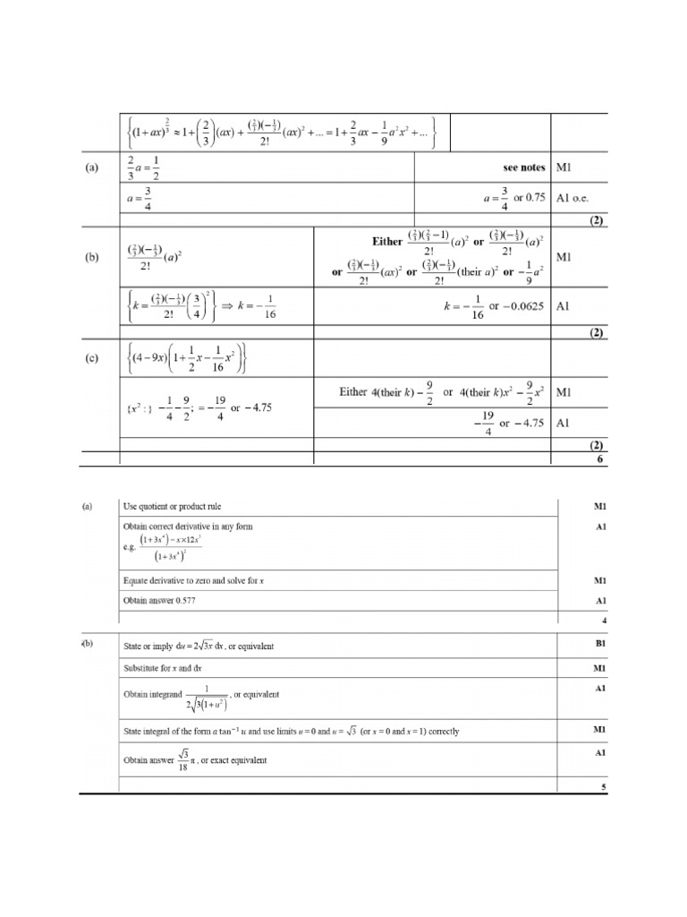 IAL Pure Mathematics 04 Mock Exam | PDF