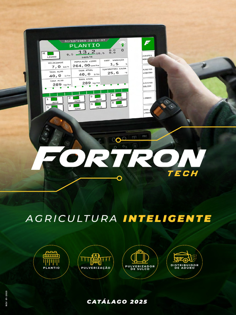 Pulverizadores e Tecnologia Agrícola Fortron | PDF | Trator | Agricultura