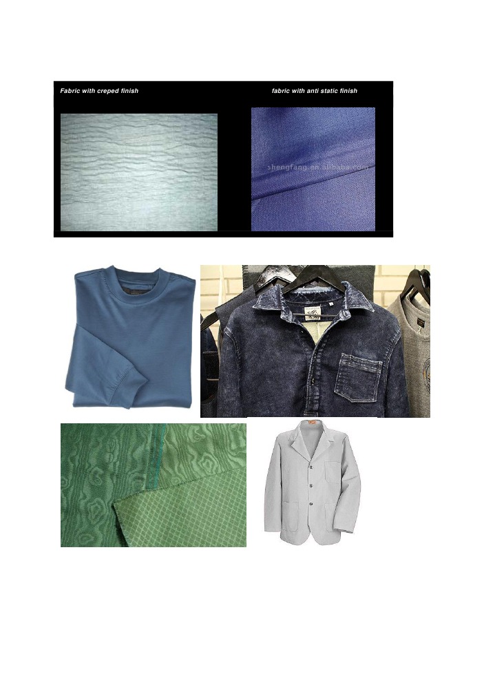 Textile Finishes and Fabrics Guide | PDF | Cooking, Food & Wine