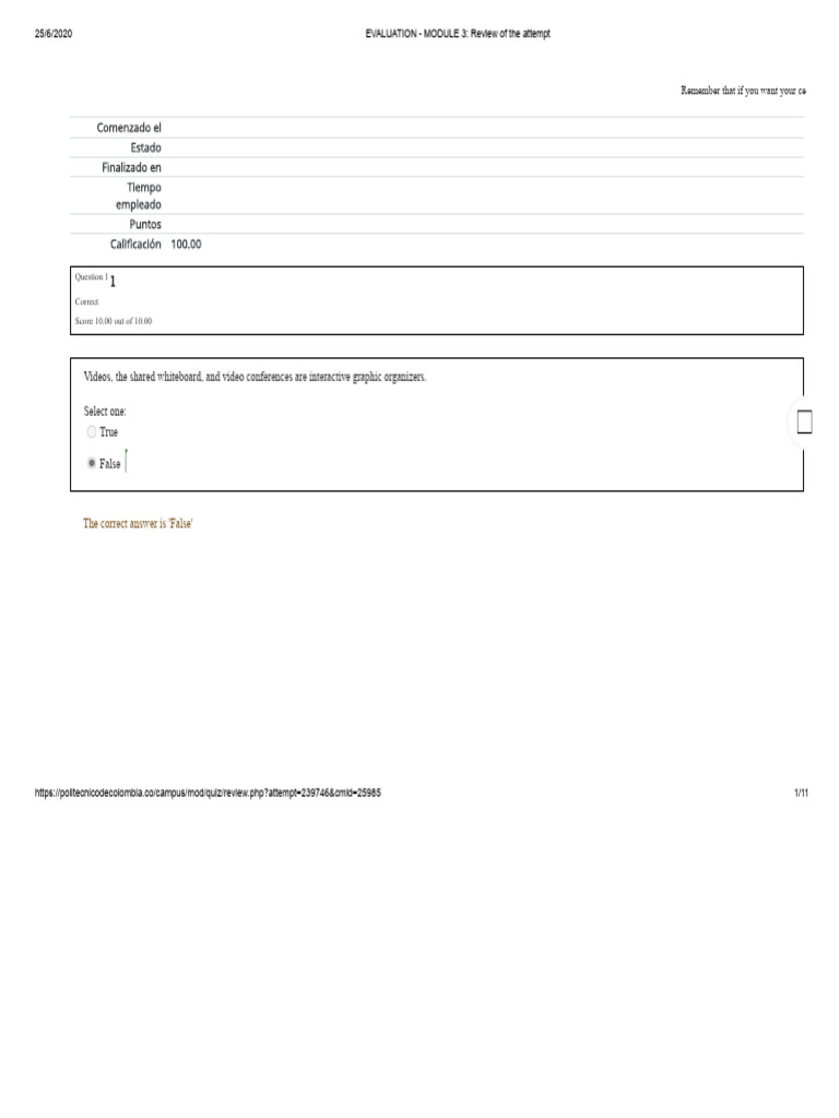 EVALUATION - MODULE 3 - Completed | PDF | Educational Technology ...