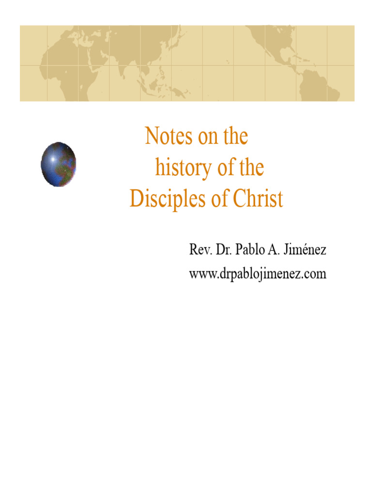 Notes on the history of the Christian Church (Disciples of Christ ...