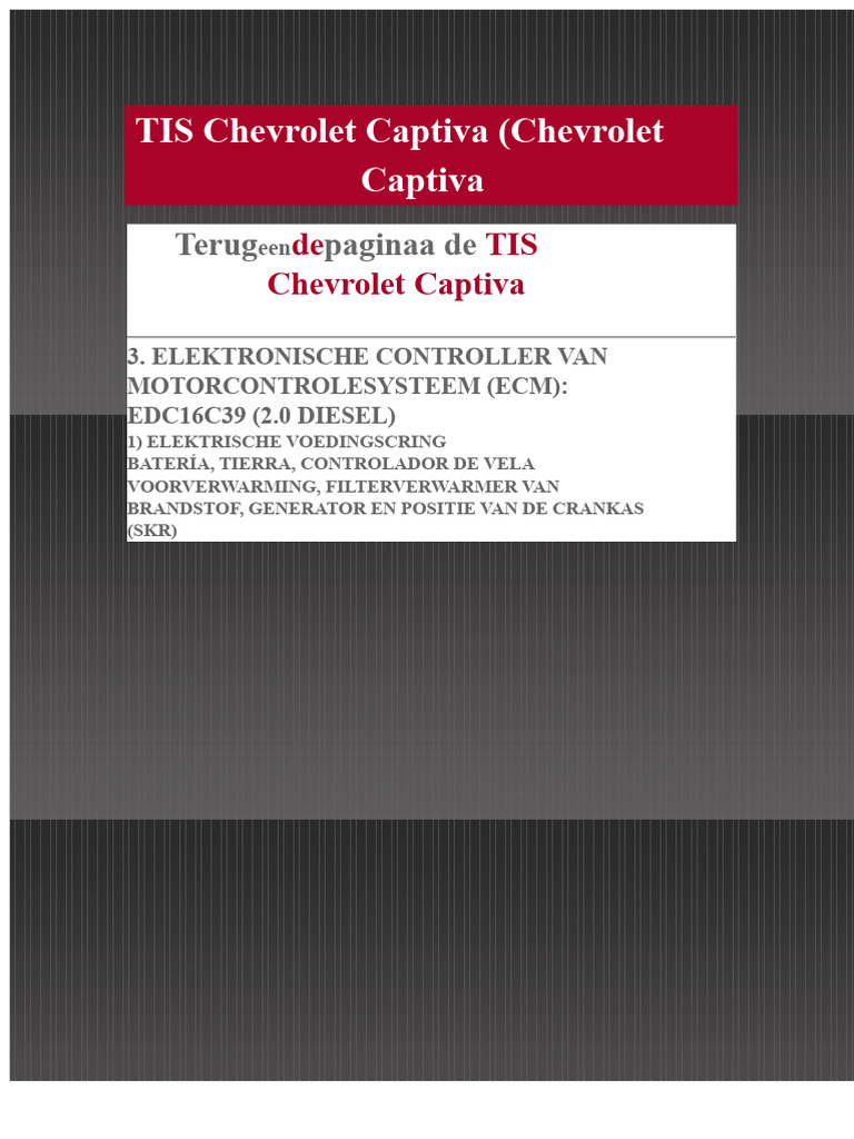 Captiva 2.0 Diesel | PDF