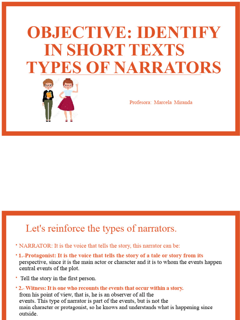 Types of Narrators Explained | PDF | Narration