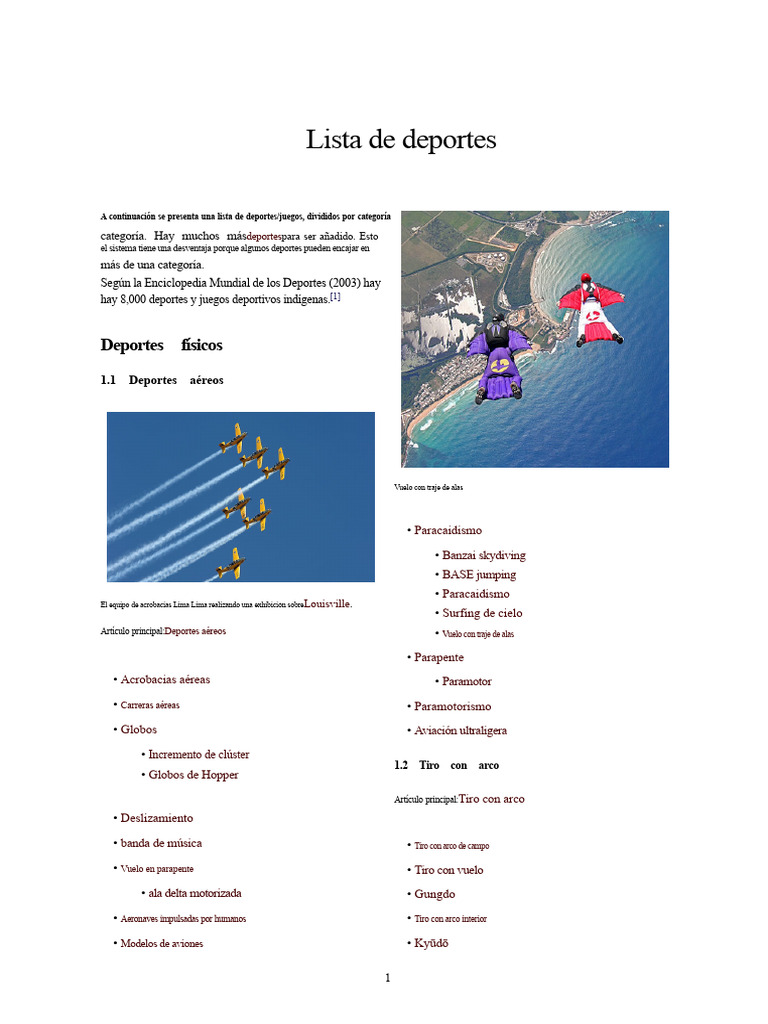 Deportes | PDF | Asociación de Futbol | Gimnasia
