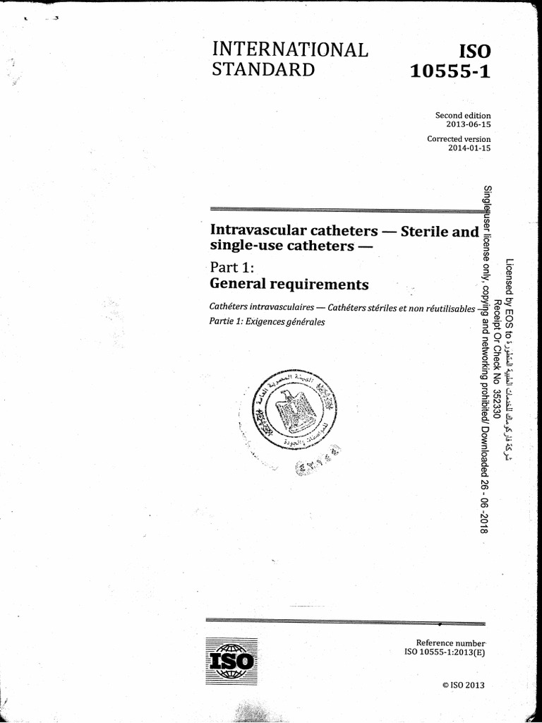 Iso 10555 1 | PDF
